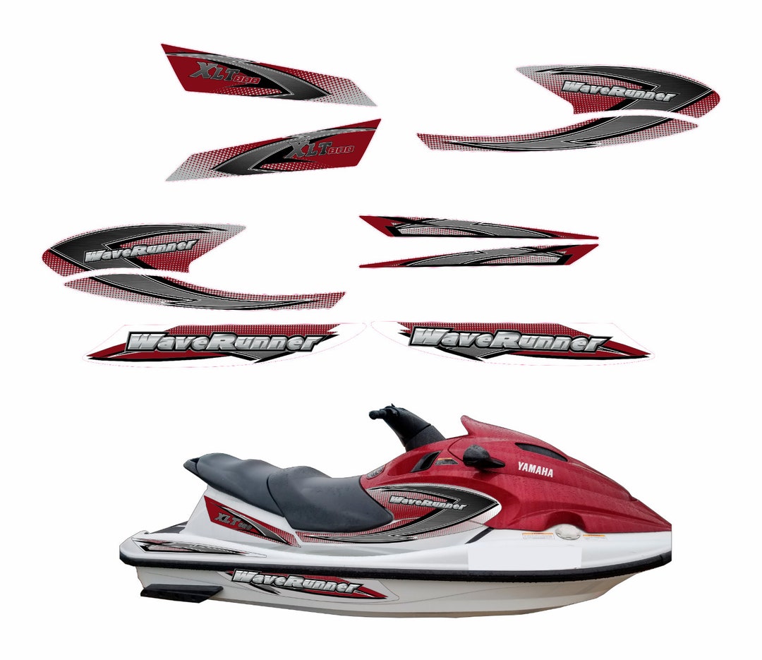 YAMAHA WAVERUNNER XLT 800 2002 Graphics / Decal / Sticker Kit - Etsy