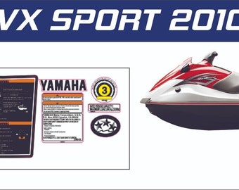 YAMAHA WAVERUNNER VX 2016 Graphics / Decal / Sticker Kit - Etsy