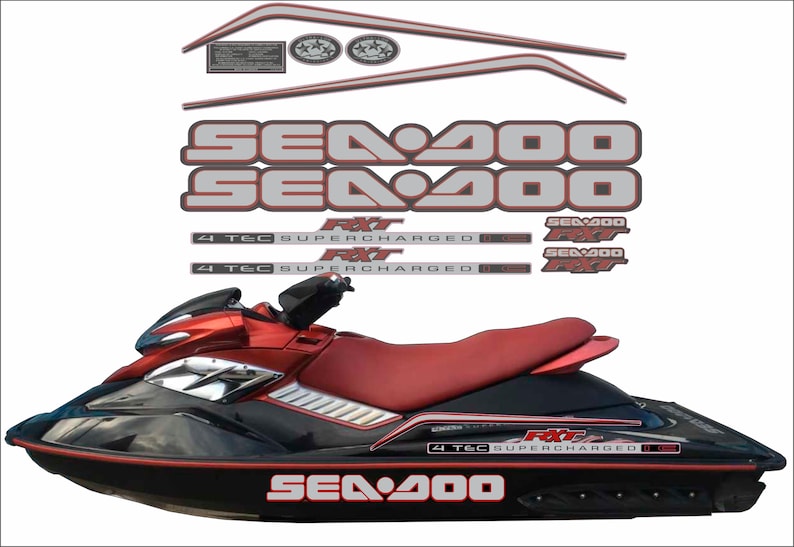 Seadoo RXT 215 2006 Graphics / Decal / Sticker Kit - Etsy