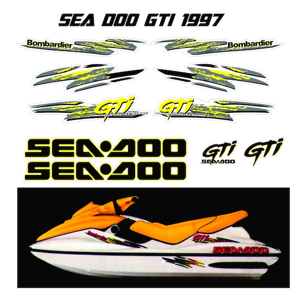 Seadoo Gti Svg - Etsy