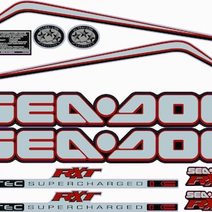 Seadoo RXT 215 2006 Graphics / Decal / Sticker Kit - Etsy