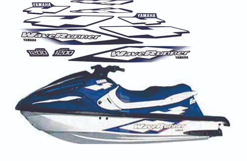 WAVERUNNER GP 1200 1999 Graphics / Decal Replacement Graphics / Decal ...