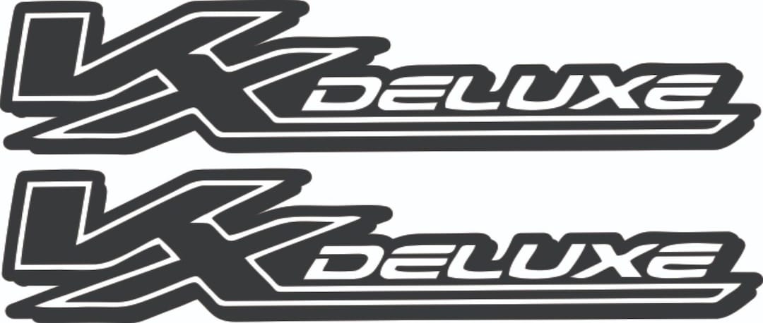 YAMAHA WAVERUNNER VX Deluxe 2005-2009 Black Graphics / Decal / Sticker ...