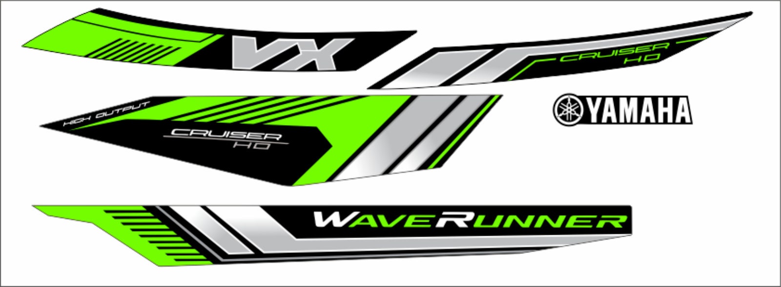 YAMAHA WAVERUNNER VX Cruiser 2017-18 Graphics / Decal / Sticker Kit - Etsy