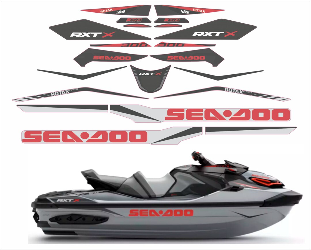 SEADOO RXT X 300 2018 Graphics / Decal / Sticker Kit - Etsy