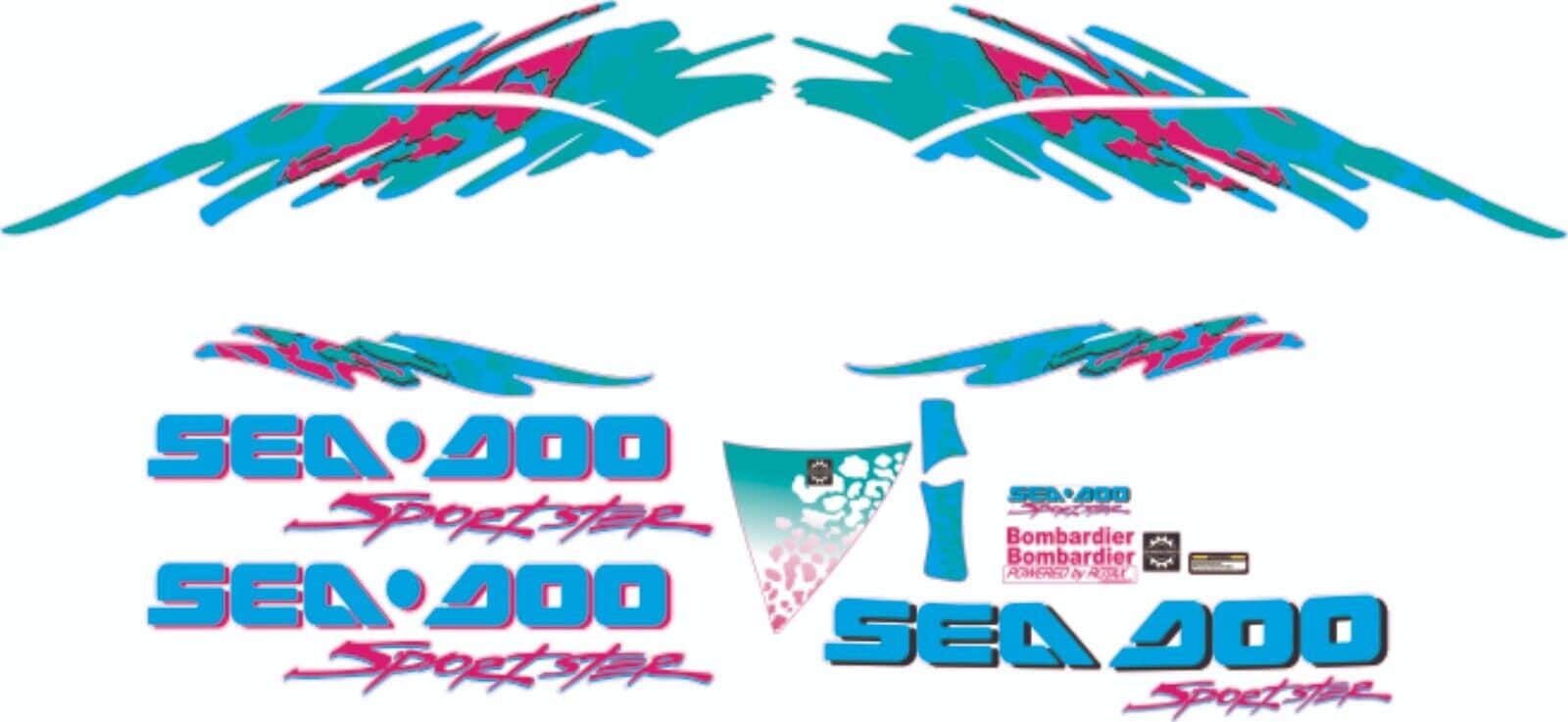 SEADOO SPORTSTER 1997 GRAPHICS / Decal / Sticker Kit Custom - Etsy