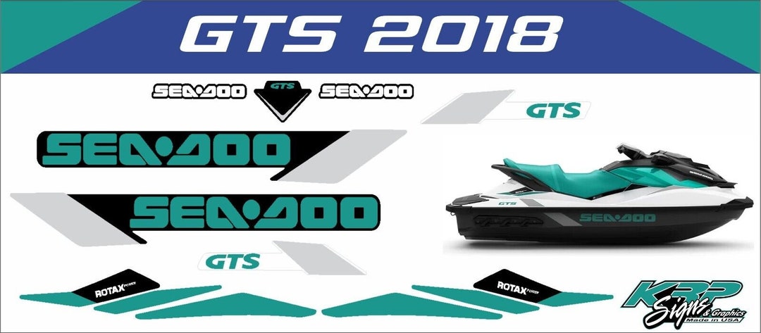 SEADOO GTS 2018 Graphics / Decal / Sticker Kit - Etsy