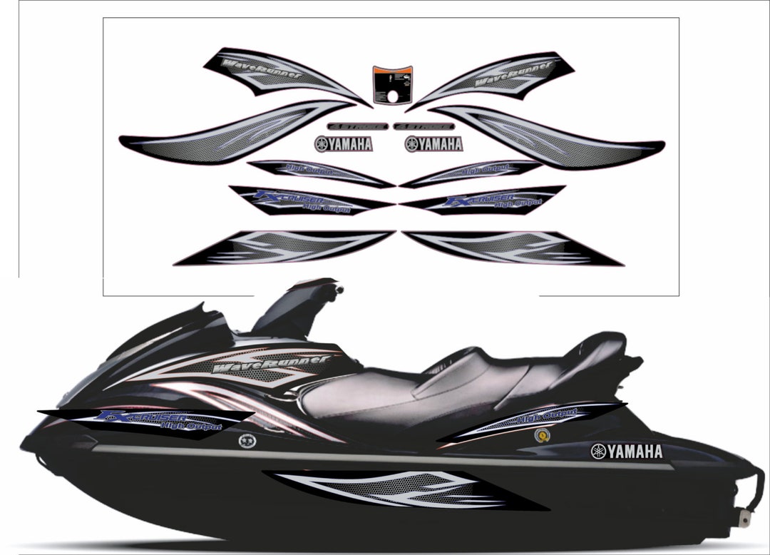 YAMAHA WAVERUNNER FX Ho Cruiser 2006 Graphics / Decal / Sticker Kit ...