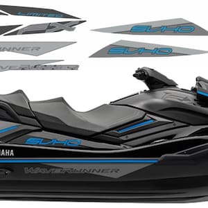 YAMAHA WAVERUNNER FX Svho Limited 2020 Graphics /decal/sticker Kit Blue ...