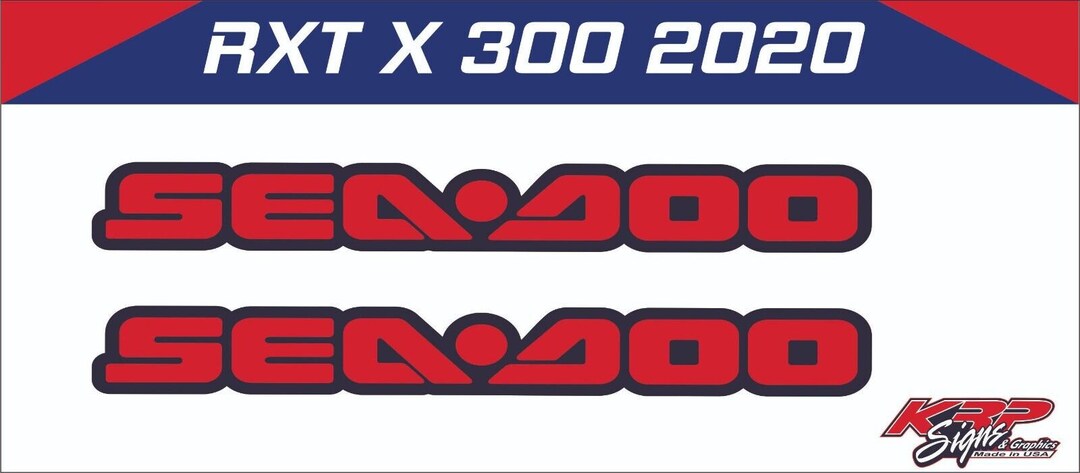 SEADOO RXT X 2020 Graphics /decal / Sticker Kit Hood Only Custom - Etsy