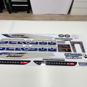 Seadoo GTX Limited 2006 Graphics / Decal / Sticker Kit - Etsy