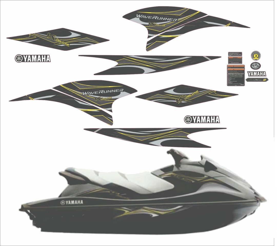 YAMAHA WAVERUNNER VX Deluxe 2014 Graphics / Decal / Sticker Kit - Etsy
