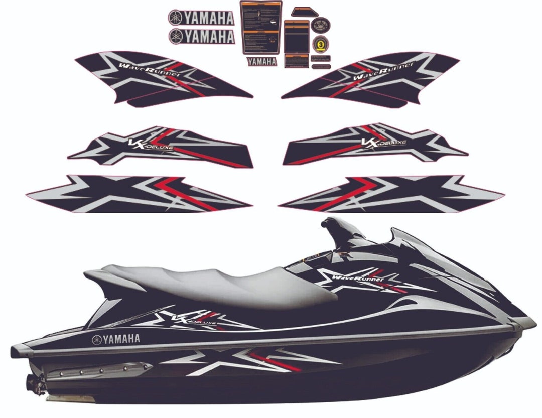 YAMAHA WAVERUNNER VX Deluxe 2010 Graphics / Decal / Sticker Kit - Etsy