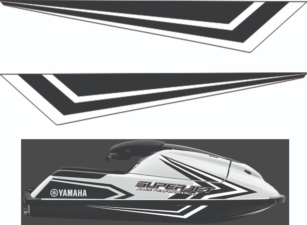 YAMAHA WAVERUNNER SUPER Jet 2016 Graphics / Decal / Sticker Kit Hull ...