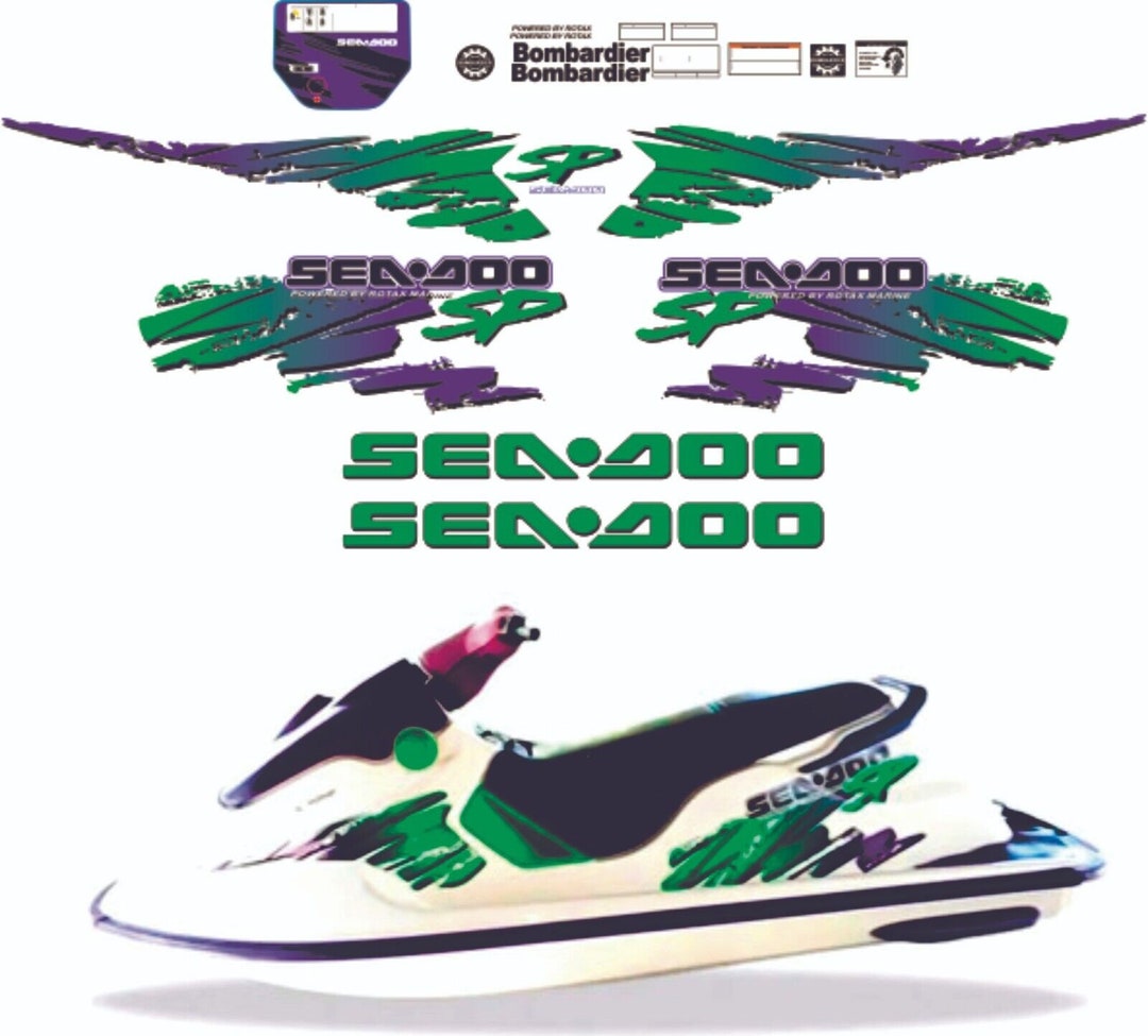 SEADOO SP 1997 Graphics / Decal / Sticker Kit CUSTOM - Etsy