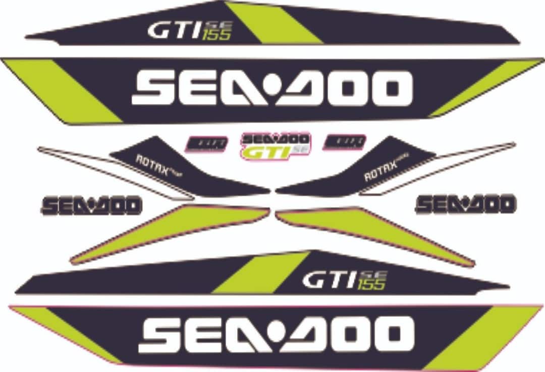 SEADOO GTI SE 155 2017 Graphics / Decal / Sticker Kit - Etsy
