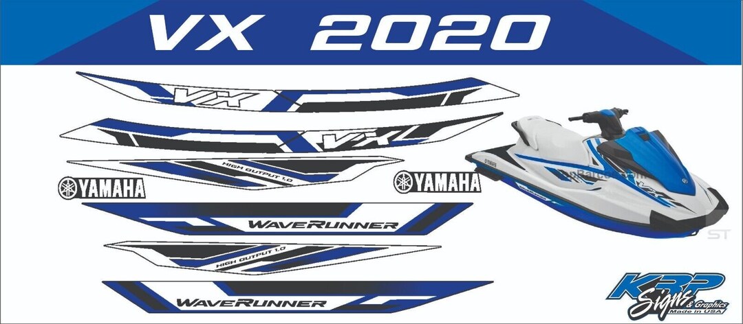YAMAHA WAVERUNNER VX Ho 1.0 2020 Graphics / Decal / Sticker Kit - Etsy