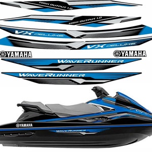 YAMAHA WAVERUNNER VX Deluxe 2018 Ho 1.0 Graphics / Decal / Sticker Kit ...