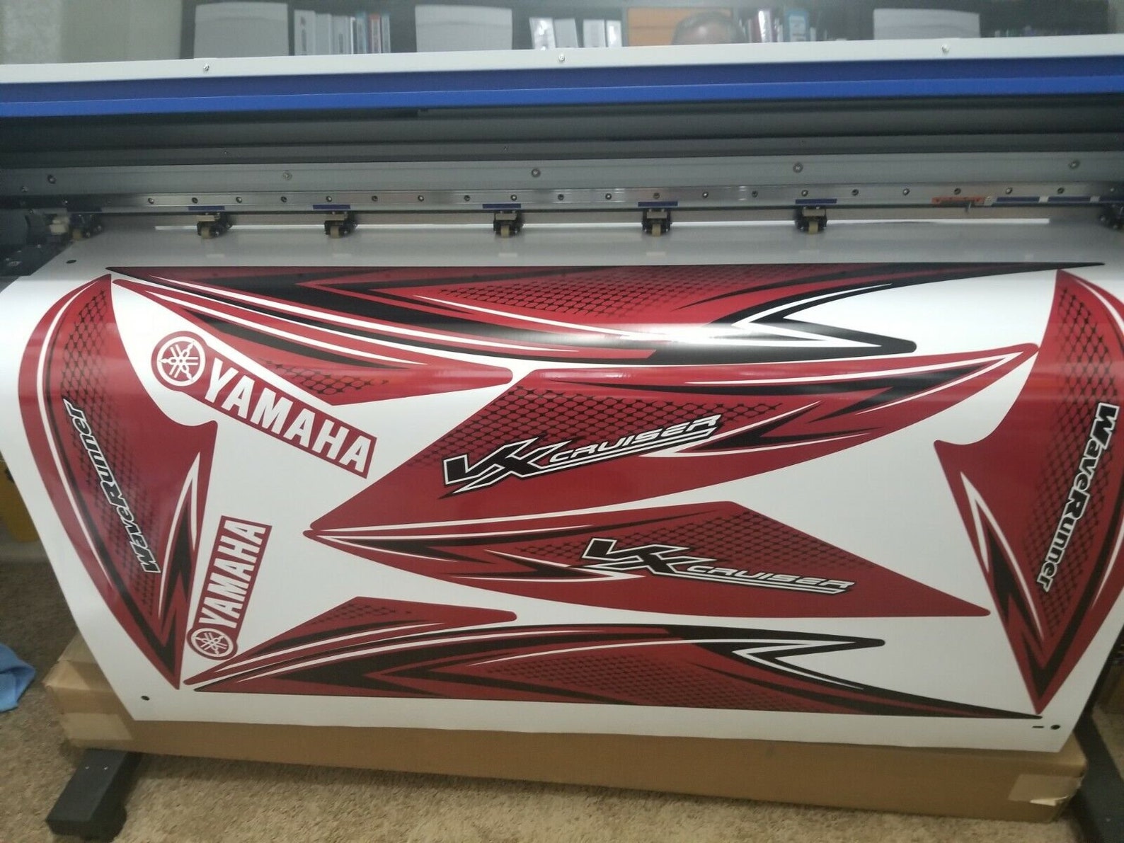 YAMAHA WAVERUNNER VX 2007 Graphics / Decal / Sticker Kit Custom Red - Etsy