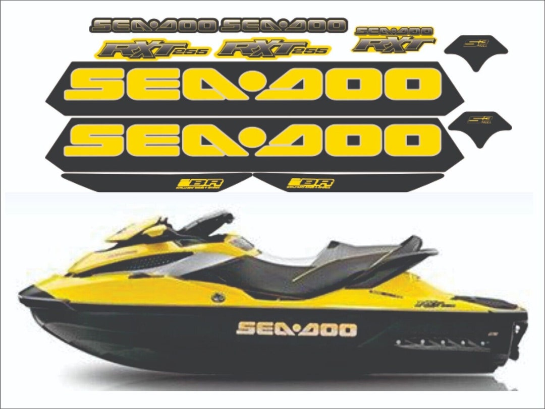SEADOO RXT 255 2011 Graphics / Decal / Sticker Kit - Etsy