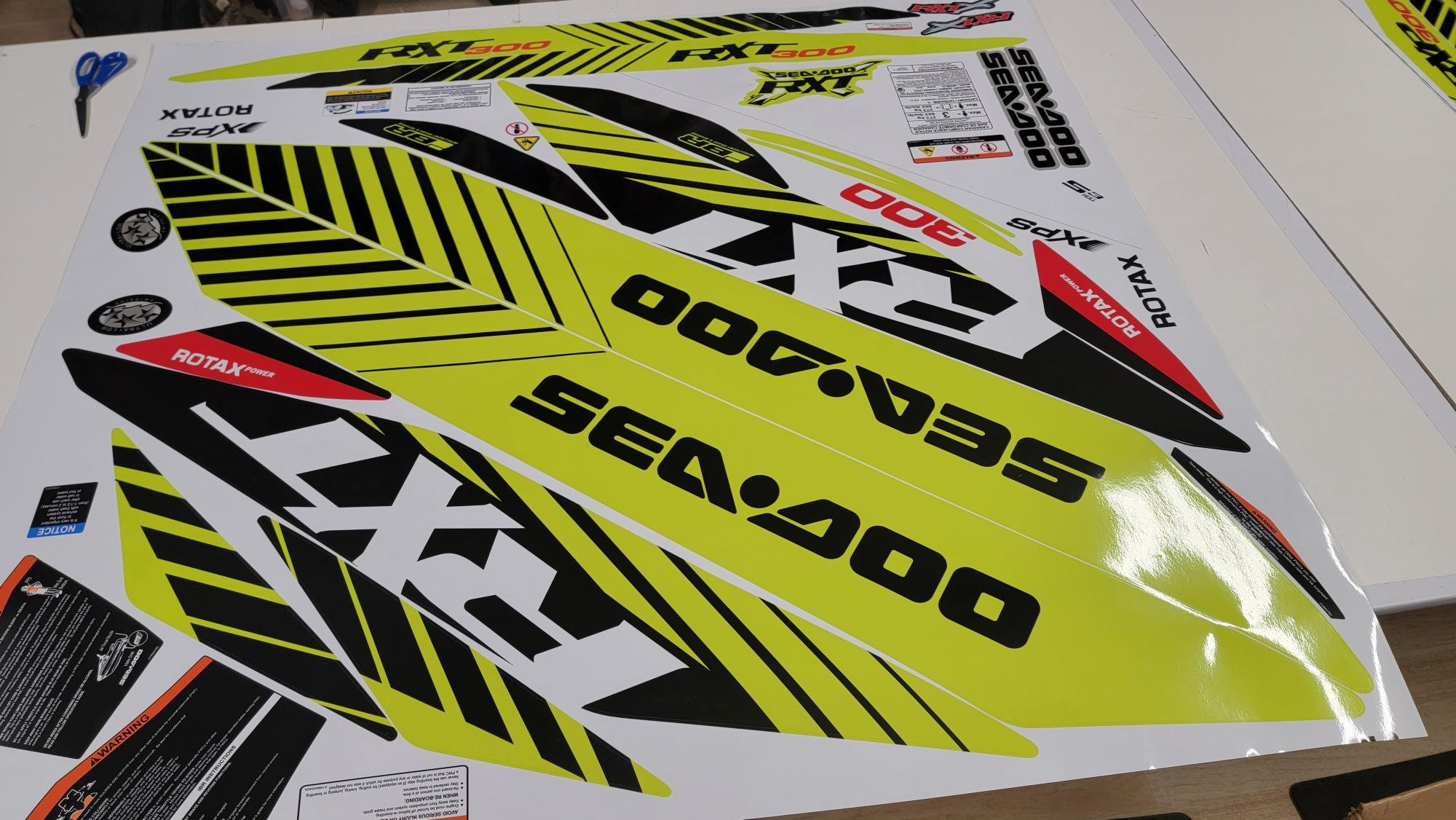 Seadoo RXT X 300 2016 Graphics / Decal / Sticker Kit - Etsy