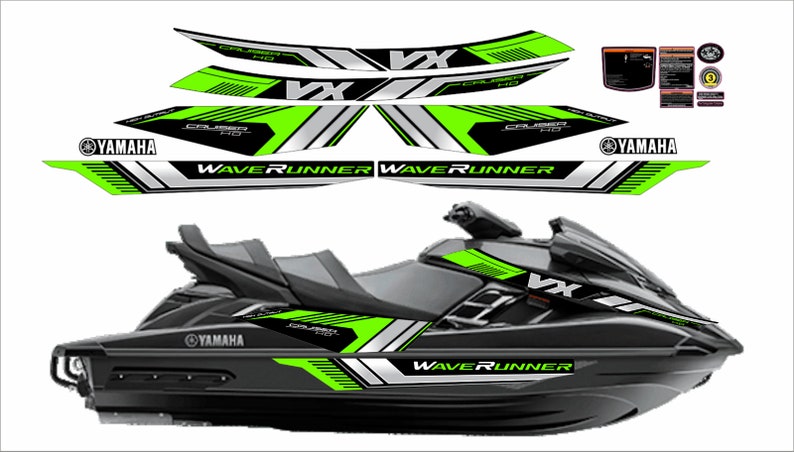 YAMAHA WAVERUNNER VX Cruiser 2017-18 Graphics / Decal / Sticker Kit - Etsy