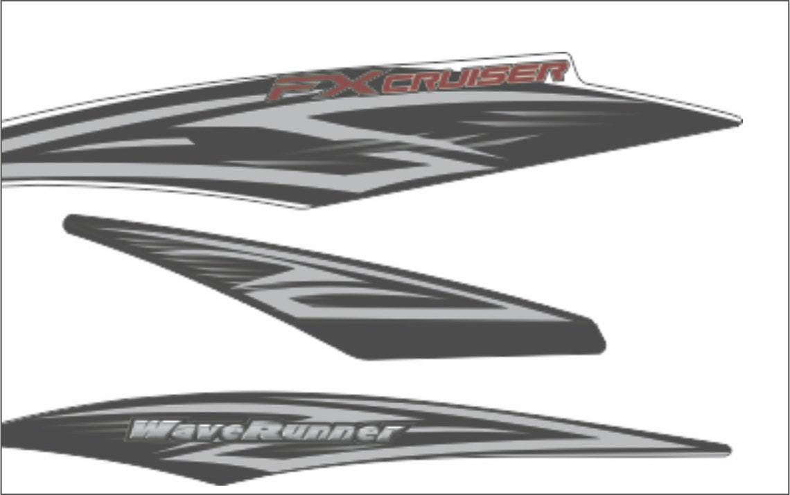YAMAHA WAVERUNNER FX Cruiser 2010 Graphics / Decal / Sticker Kit - Etsy