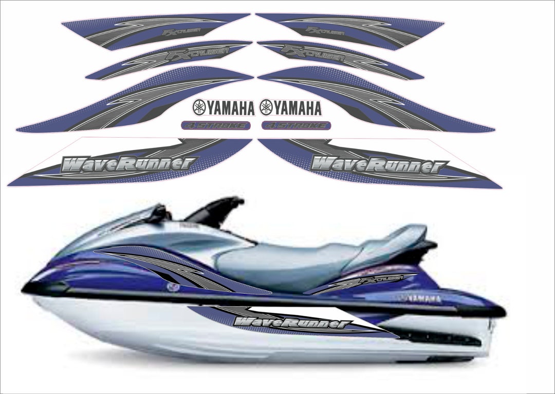 YAMAHA WAVERUNNER FX Cruiser 2003 - 2005graphics / Decal / Sticker Kit ...