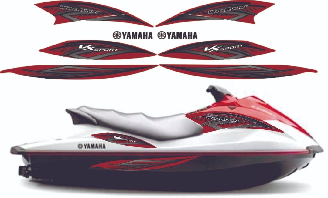YAMAHA WAVERUNNER VX Sport 2005-2009 Graphics / Decal / Sticker Kit ...