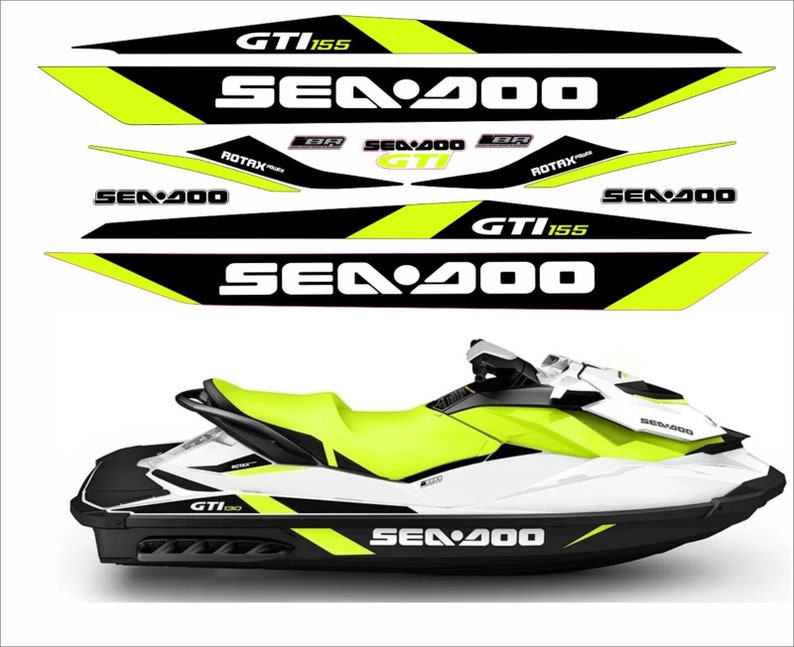 SEADOO GTI 155 2017 Graphics / Decal / Sticker Kit - Etsy