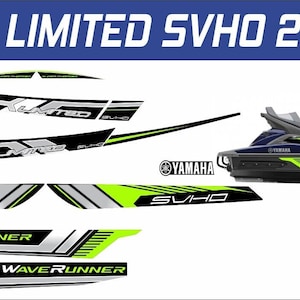 YAMAHA WAVERUNNER FX Limited Svho 2017 Graphics / Decal / Sticker Kit ...