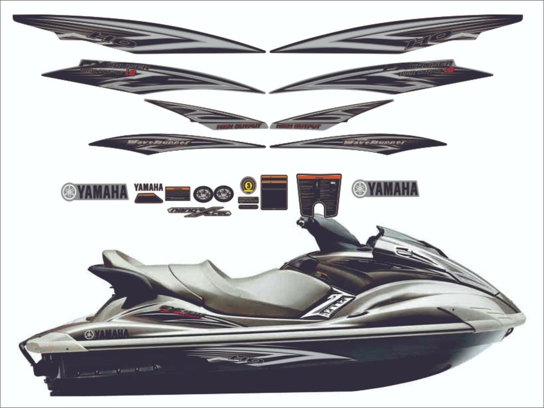 YAMAHA WAVERUNNER FX Cruiser Ho 1.8 2009 Graphics/decal / Sticker Kit ...