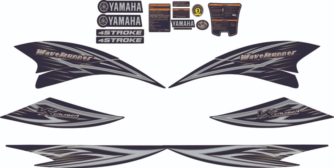YAMAHA WAVERUNNER VX Cruiser 2005-2009 Graphic /decal / Sticker Kit ...