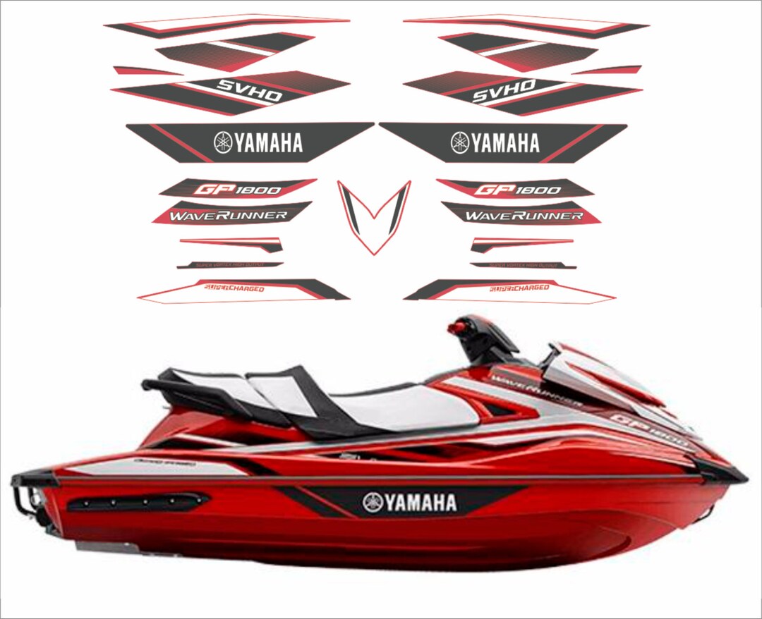 YAMAHA WAVERUNNER GP 1800 2017 Graphics / Decal / Sticker Kit - Etsy
