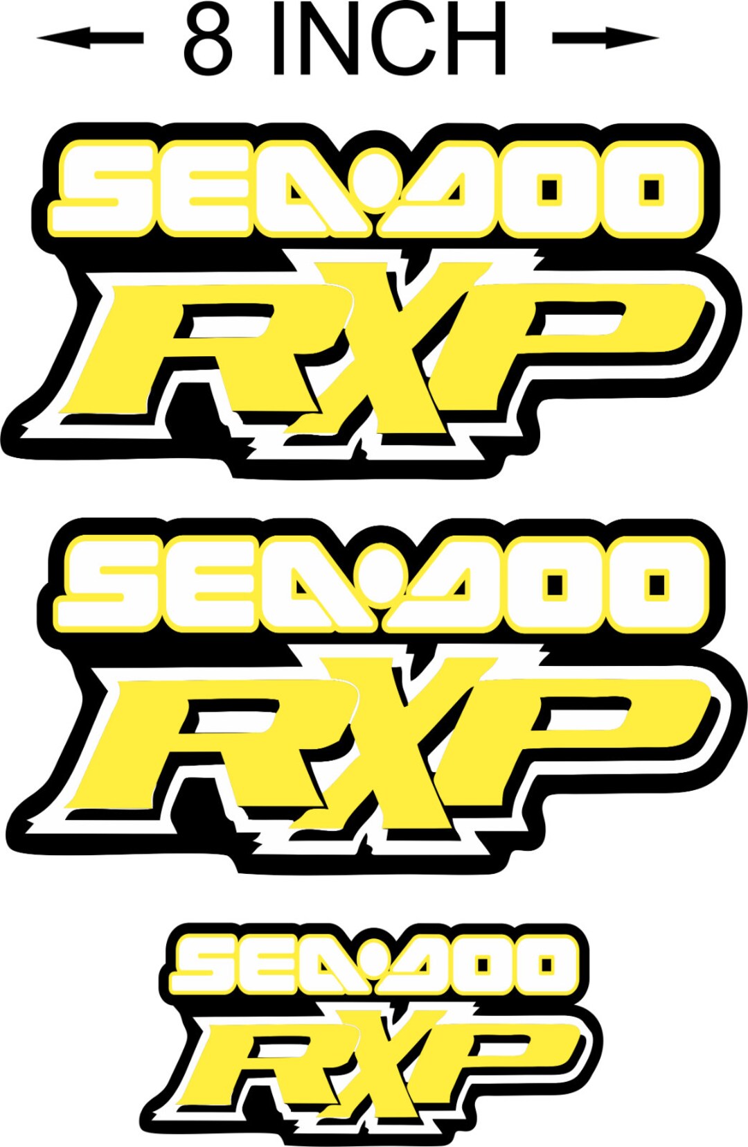 SEADOO RXP Graphics / Decal / Sticker Kit - Etsy