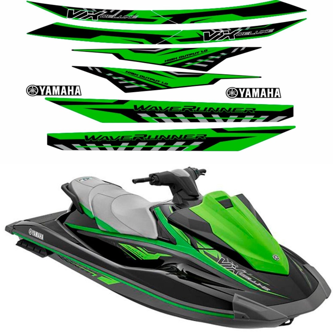 YAMAHA WAVERUNNER VX Deluxe 2020 Ho 1.0 Graphics / Decal / Sticker Kit ...