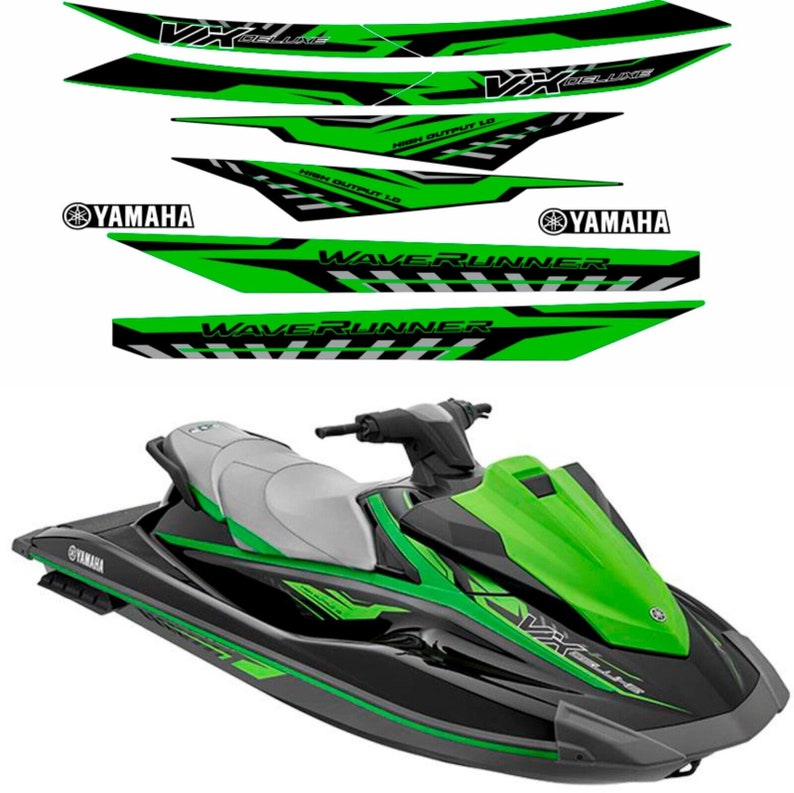 YAMAHA WAVERUNNER VX Deluxe 2020 Ho 1.0 Graphics / Decal / Sticker Kit ...