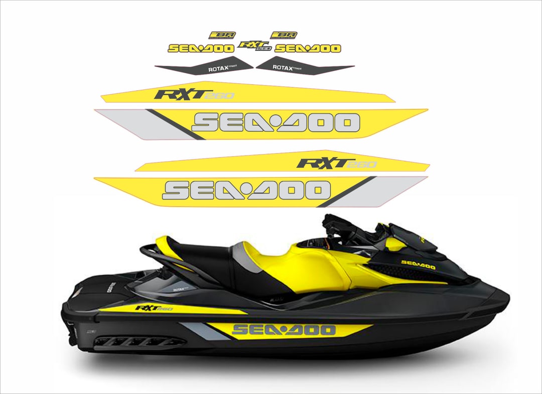 SEADOO RXT 260 2016 Graphics / Decal / Sticker Kit - Etsy
