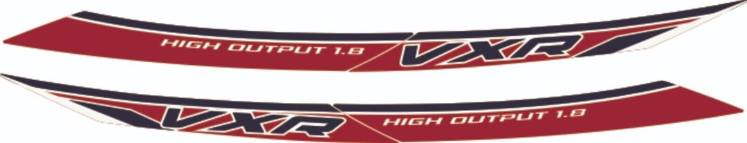 YAMAHA WAVERUNNER VXR Ho 1.8 2019 Graphics / Decal / Sticker Kit Hood ...