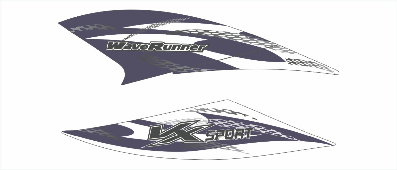 YAMAHA WAVERUNNER VX Sport 2013 Graphics / Decal / Sticker Kit Blue - Etsy