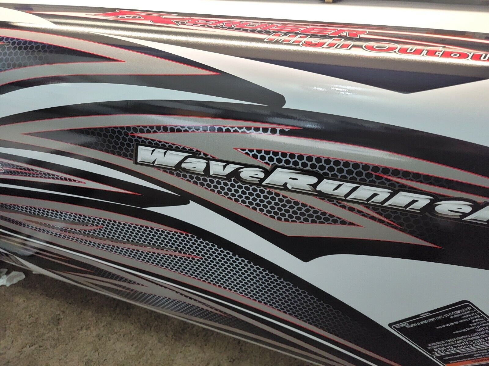 YAMAHA WAVERUNNER FX Ho Cruiser 2006 Graphics / Decal / Sticker Kit Red ...