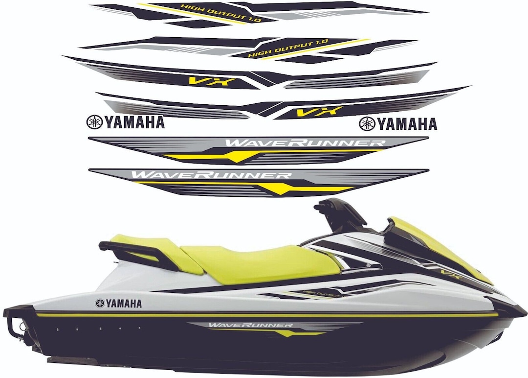 YAMAHA WAVERUNNER VX 2019 Graphics / Decal / Sticker Kit - Etsy