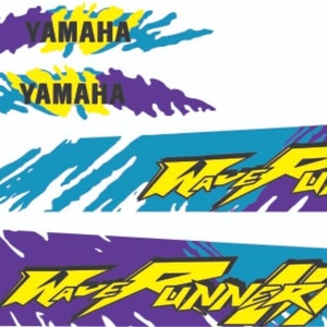 YAMAHA WAVERUNNER 1995 GP Gen 3 Graphics / Decal / Sticker Kit Purple ...