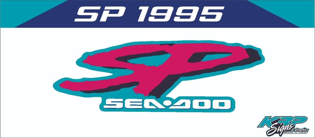 SEADOO SP 1995 Graphics / Decal / Sticker Kit CUSTOM Hood Decal Only - Etsy