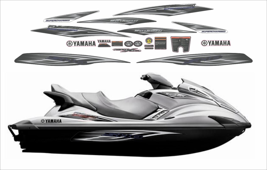 YAMAHA WAVERUNNER FX Cruiser Sho 2010 Graphics /decal / Sticker Kit ...