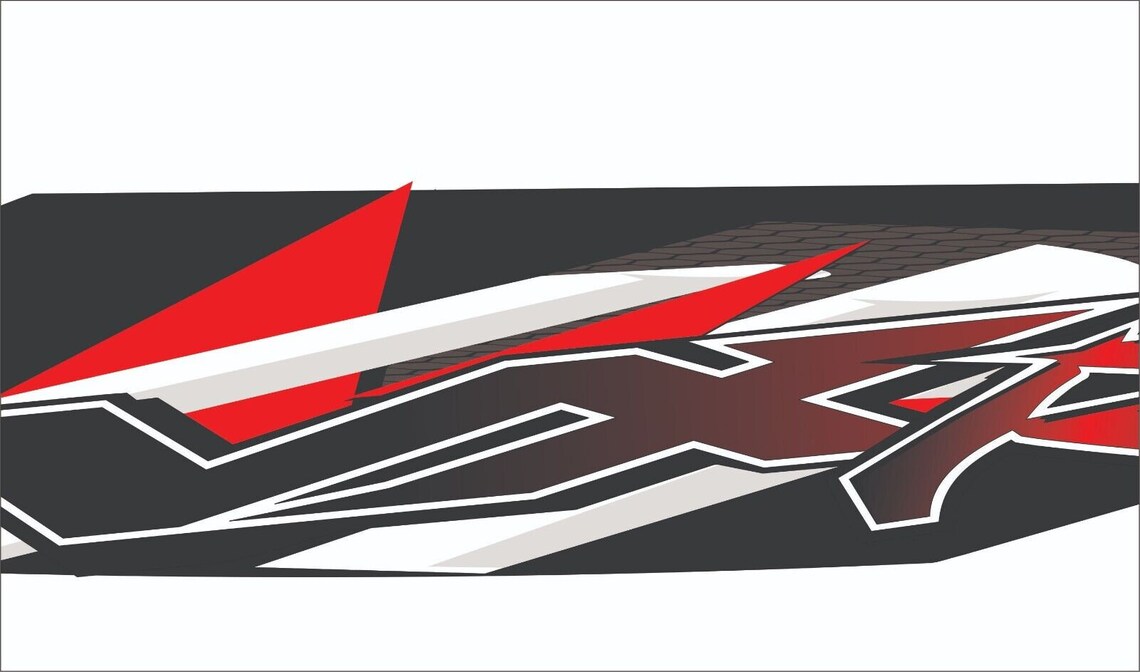 YAMAHA WAVERUNNER VXR Ho 2012 Graphics / Decal / Sticker Kit Red - Etsy