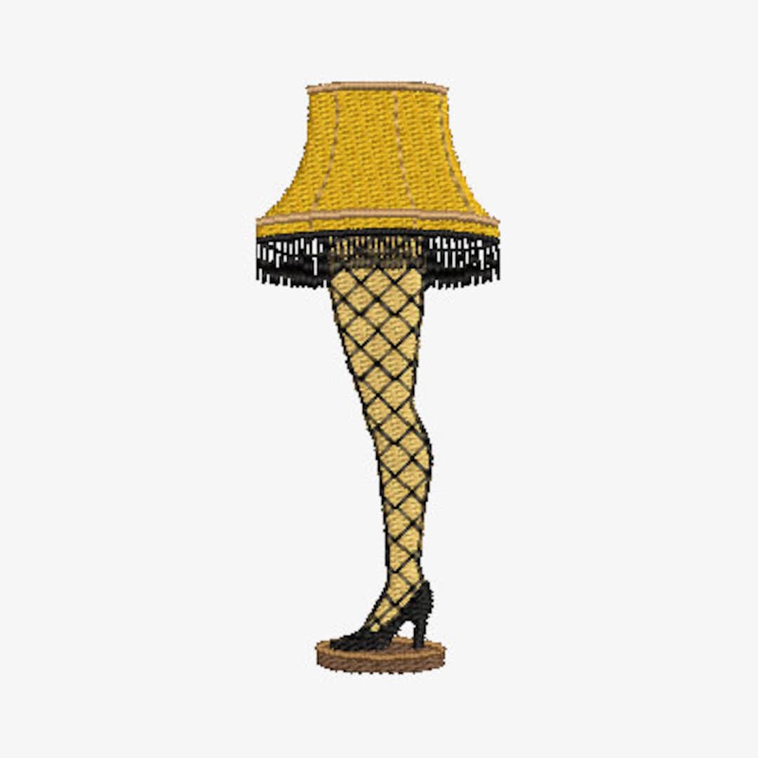Leg Lamp Embroidery File - Etsy