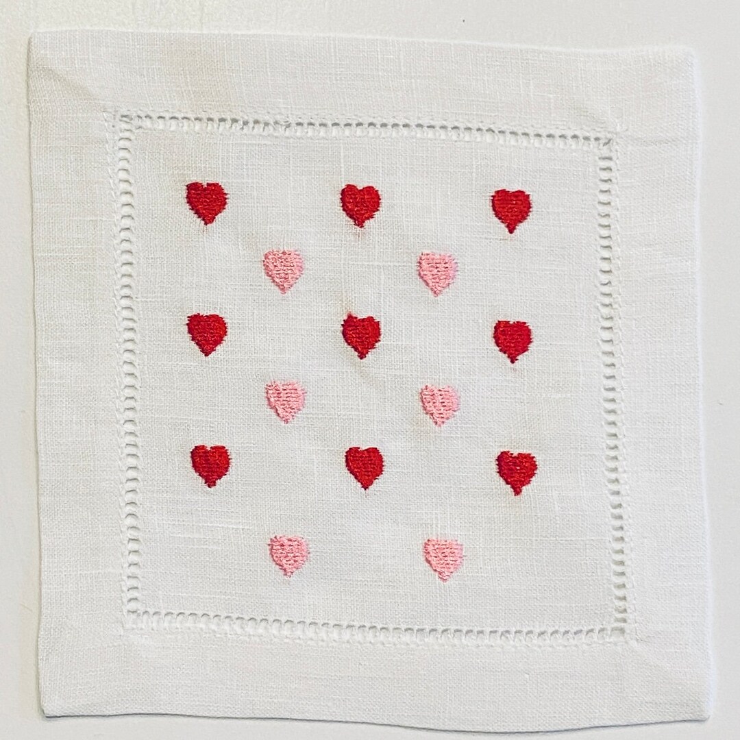 15 Heart Grid Embroidery File - Etsy