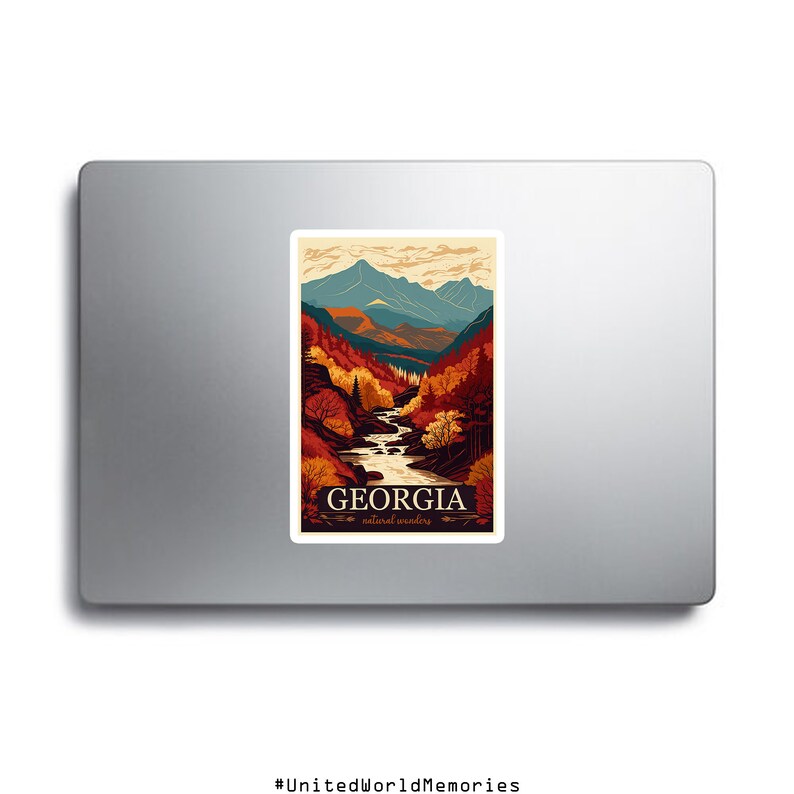 Georgia Travel Poster, Georgia Poster, Georgia Vintage Poster, Georgia ...