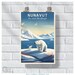 Nunavut Arctic Wildlife Poster, Nunavut Canada Vintage Retro Print ...